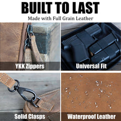 Leather Pistol Case | Premium Handmade Protection – UC Leather Company